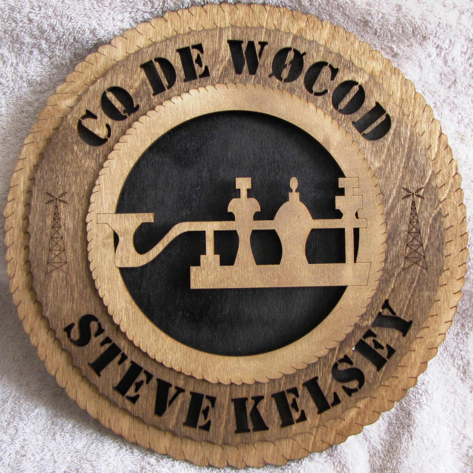 Ham Radio Callsign Custom Plaque - Keyer Laser Cut - May Be ...