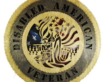 Disabled Veteran Flag | Etsy