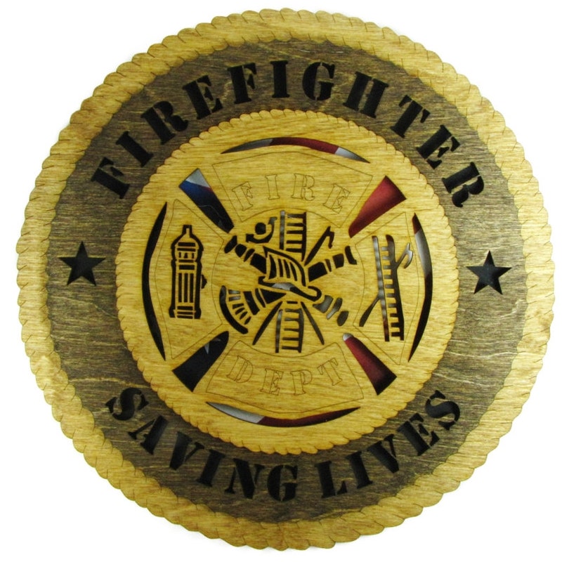 Firefighter Plaque - Etsy