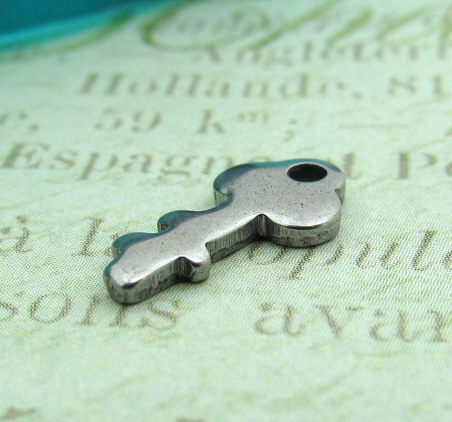 Stainless Steel Key Charm Stainless Steel Jewelry Pendant | Etsy