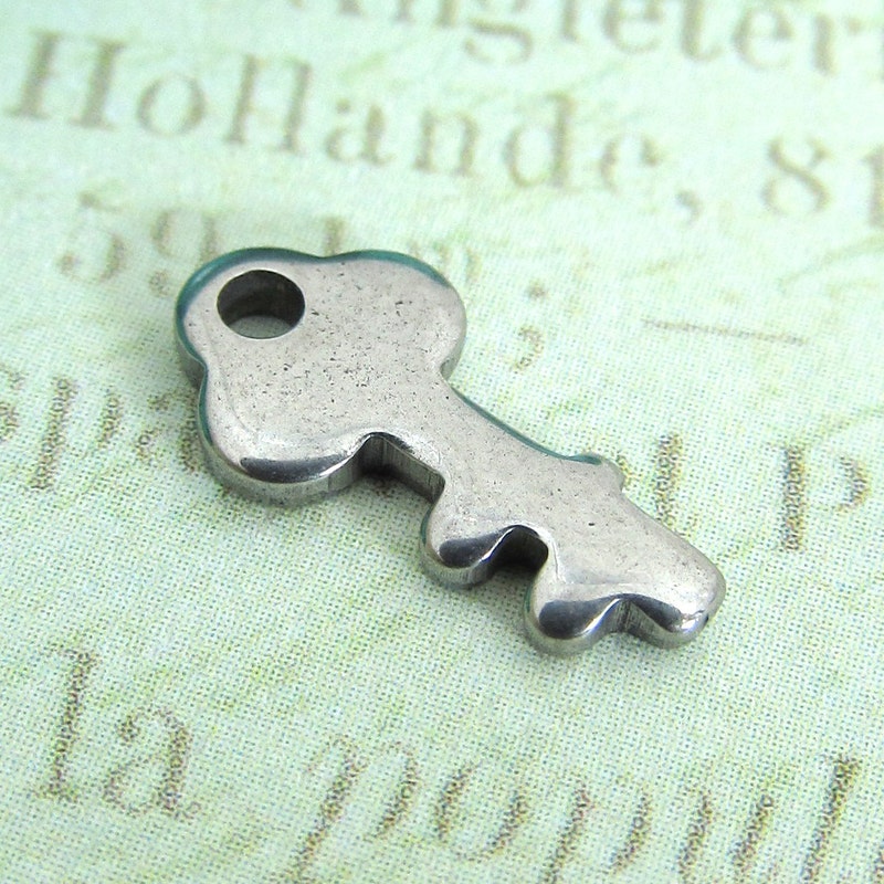 Small Key Charms - Etsy