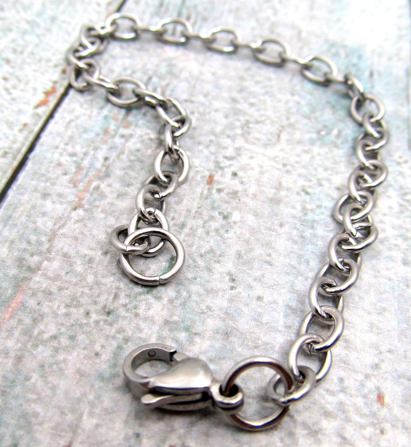Stainless Steel Bracelet Chain Finished Bracelet 6x4.5mm - Etsy