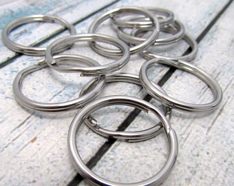 Stainless Steel Key Rings - Etsy