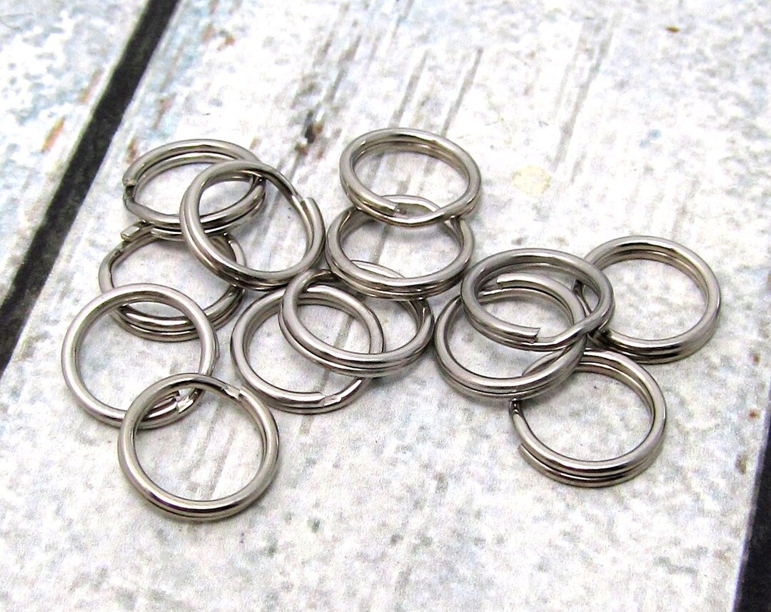 10mm Split Ring, Stainless Steel Split Rings, SST Findings 10mm, High ...