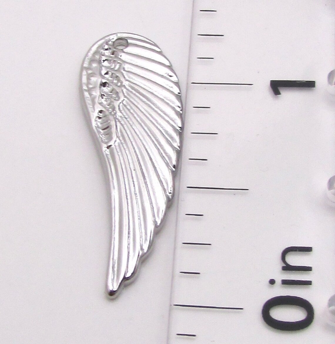 Stainless Steel Angel Wing Charm Wing Charm Silver Wing | Etsy