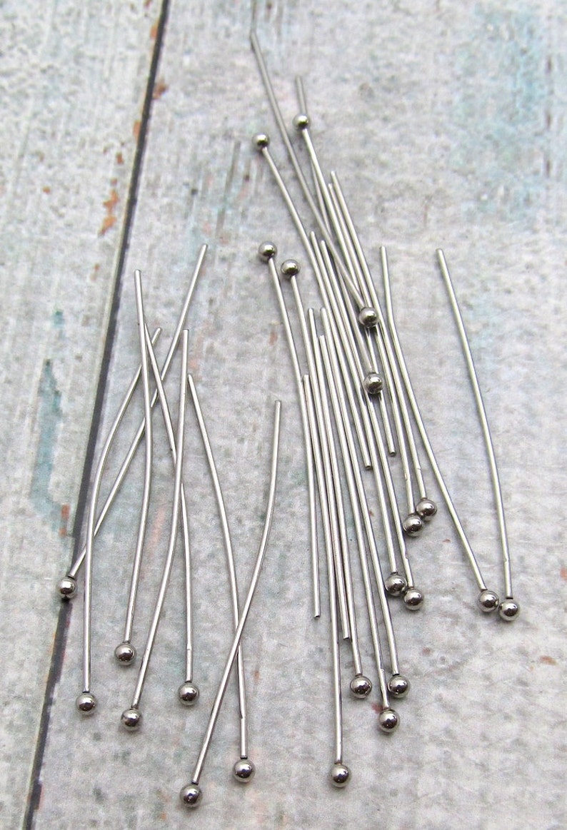 Stainless Steel Head Pins Ball Head Pins 2x40mm or 2x48mm - Etsy