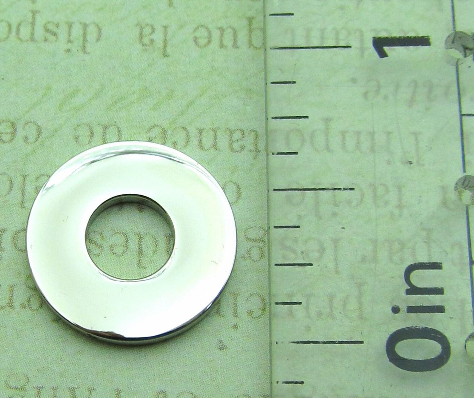 Round Washer Stainless Steel Washer Pendant Set of 3 SST - Etsy