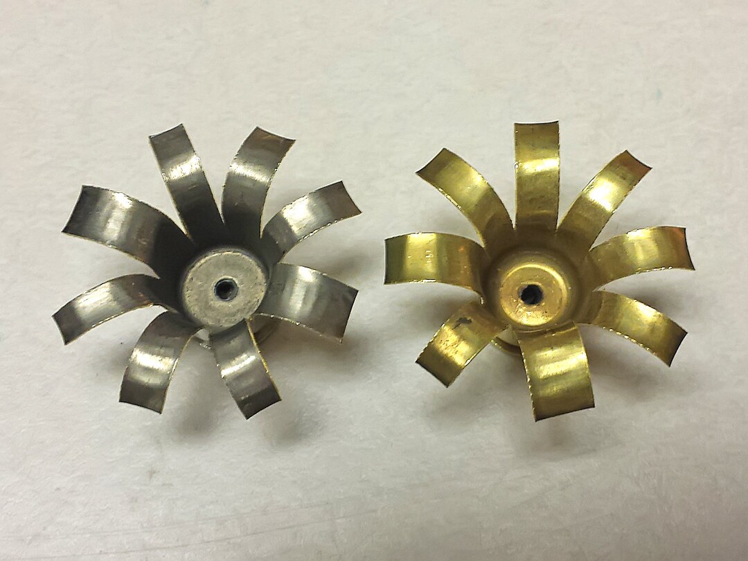 50% OFF SALE! Nickel or Brass Flower Made From Spent Shell Casings - Etsy