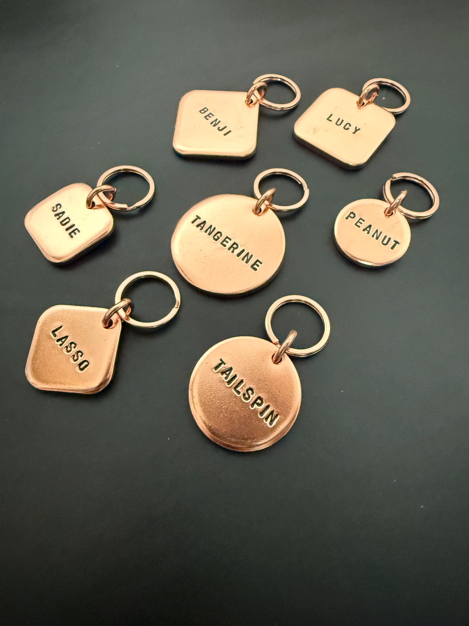 Solid Copper Pet Tags - THICK High Quality - Custom Hand-stamped ...