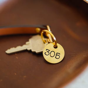 Custom Number Tags - Large Number Labels - Hand Stamped Digit Tags ...
