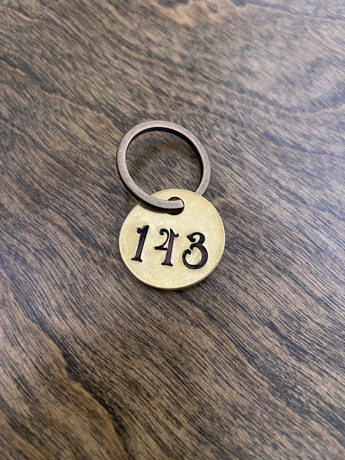 Custom Number Tags - Hand-stamped High Visibility 1-3 Digit Labels ...