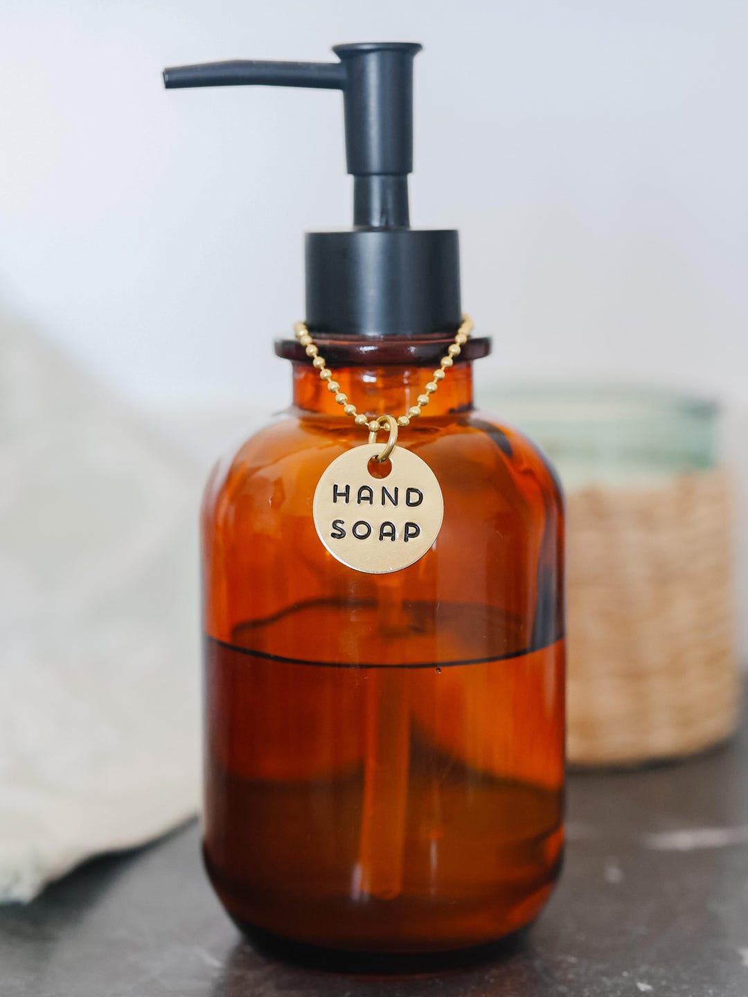 3 Piece Soap Dispenser Labels - Hand, Dish & Lotion Bottle Tag Set ...
