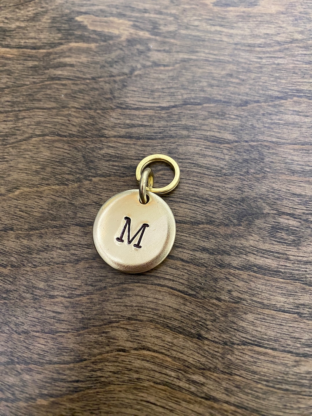 Thick Single Letter Brass Key Tag Labels - Super Quality - Name Initial ...