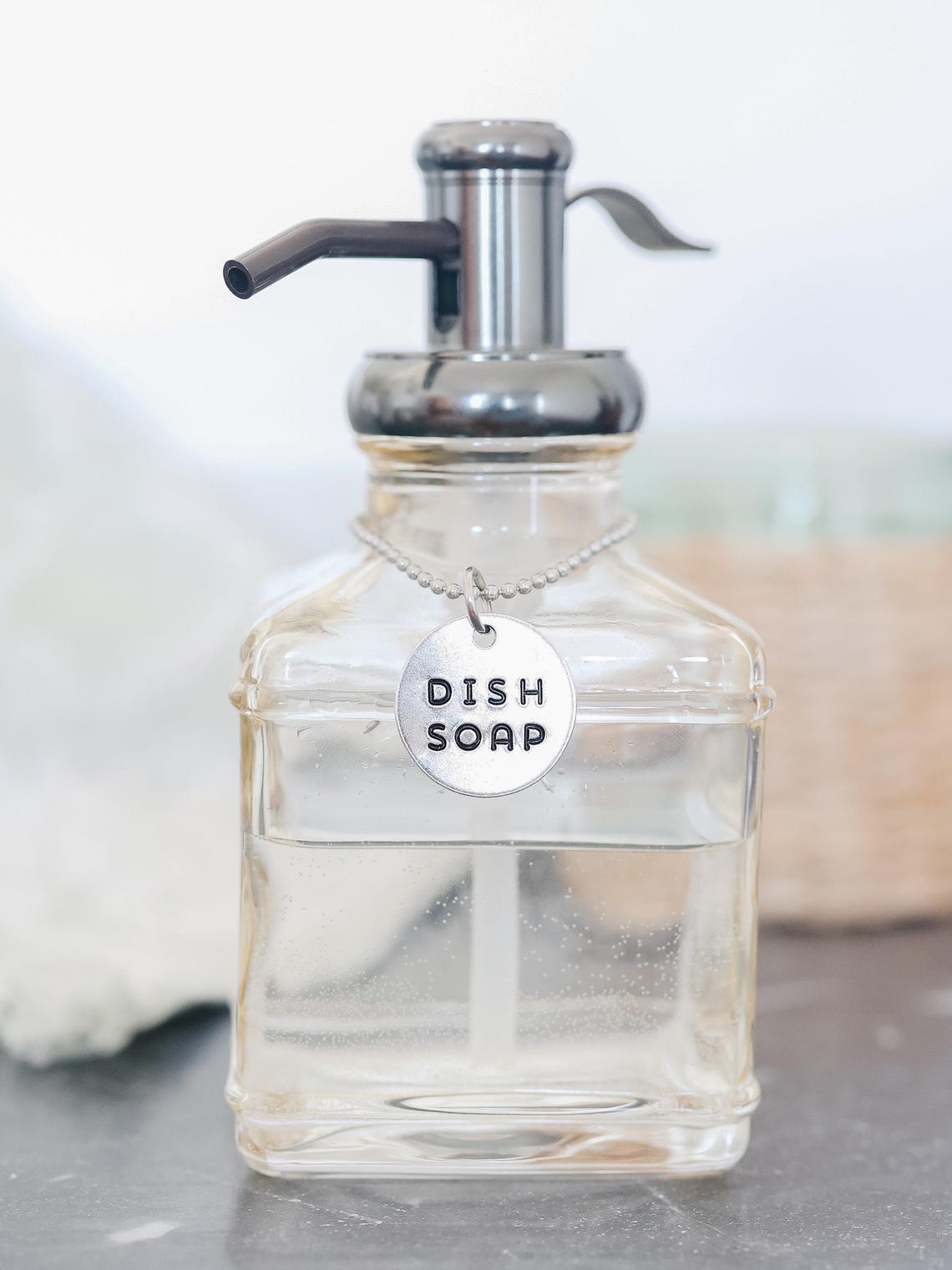 Soap Dispenser Labels - 3 Piece Hand, Dish & Lotion Bottle Tag Set ...