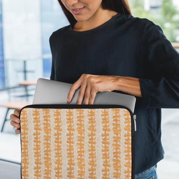 Flower Design Laptop Case - Etsy