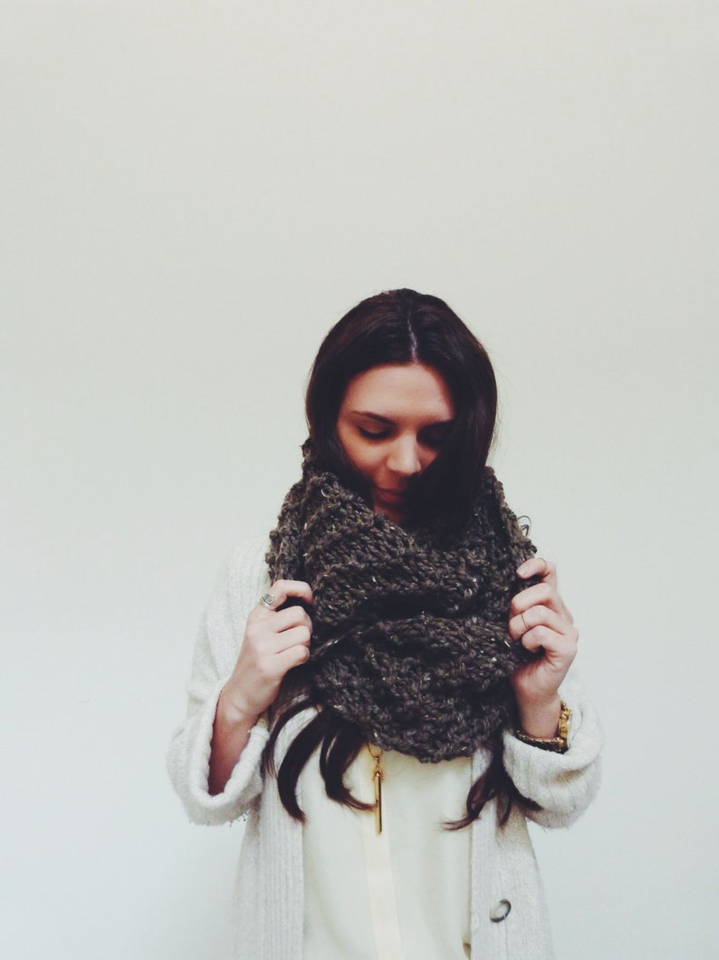 Barley Infinity Scarf | Handmade, Warm, Soft and Cozy! - Etsy