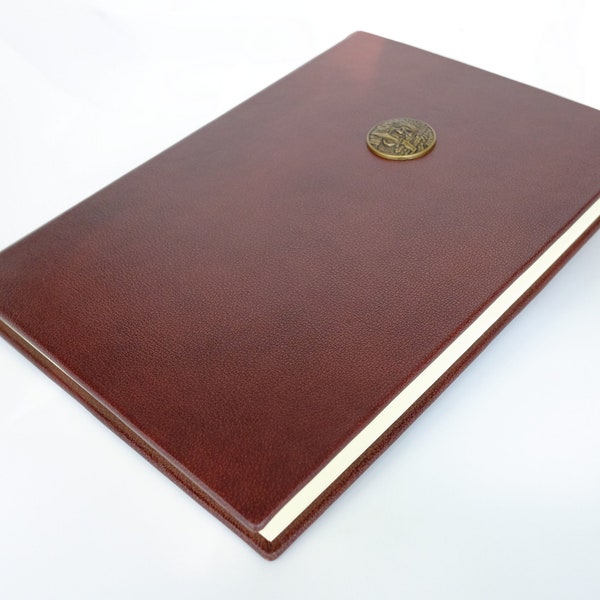 Extra Large Lined Leather Journal - Etsy