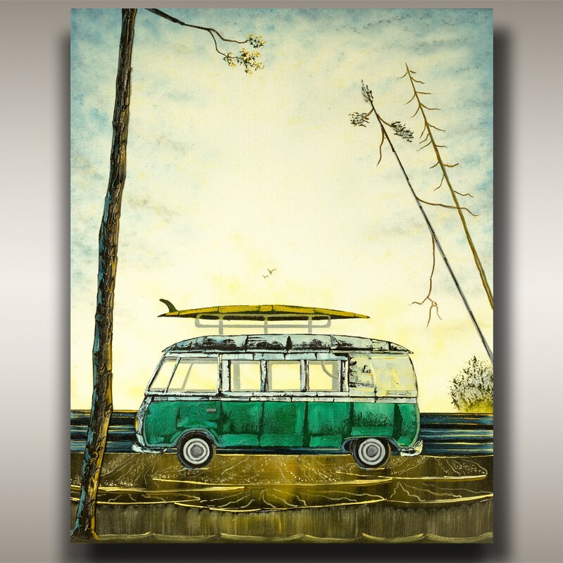 Vw Bus Art - Etsy