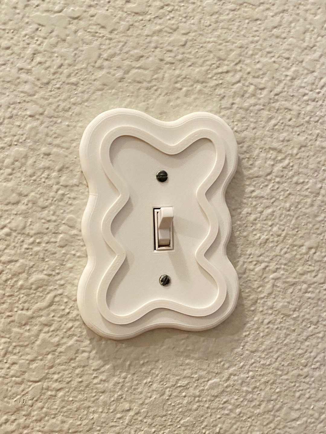 Wavy Switch Plate Cover, Dopamine Decor, Maximalist Decor, Fun Dorm ...