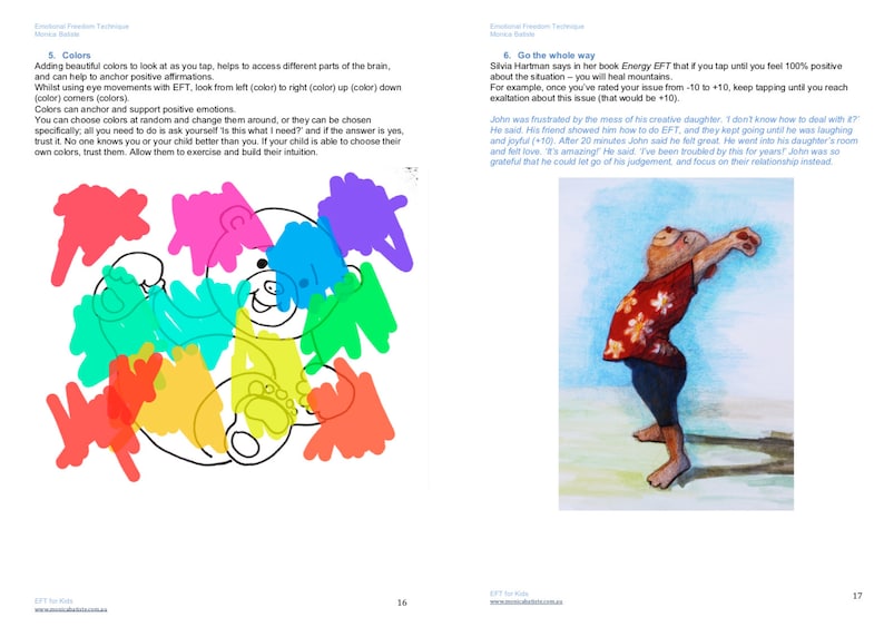 EFT for KIDS Emotional Freedom Technique, Tap Along With Moustache Bear ...