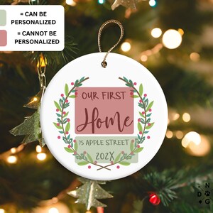 First Home Ornament / Housewarming Gift / Christmas Ornament / New Home ...