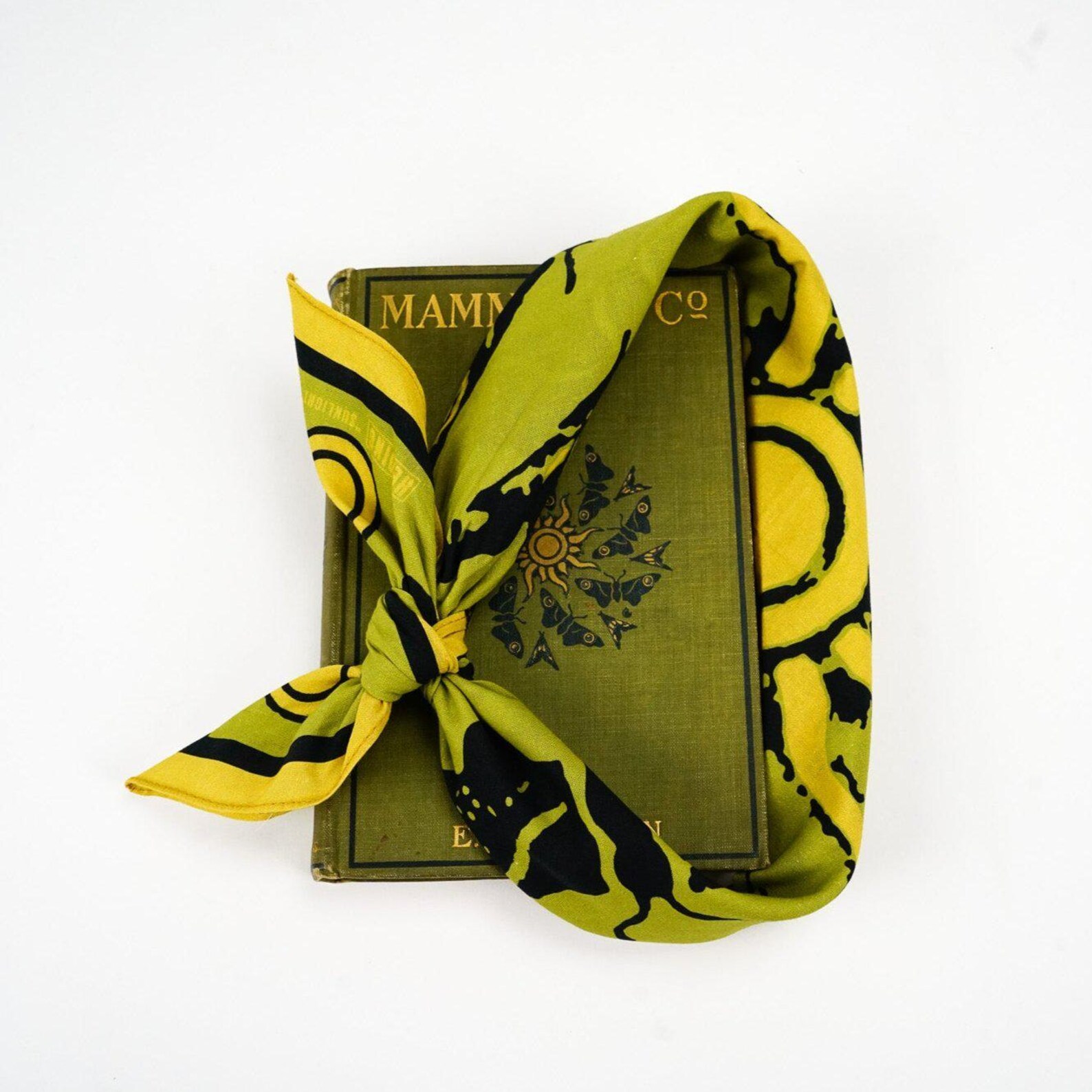 Sunlight Bandana - Book Inspired 24" Natural Cotton | Nature | Moths ...