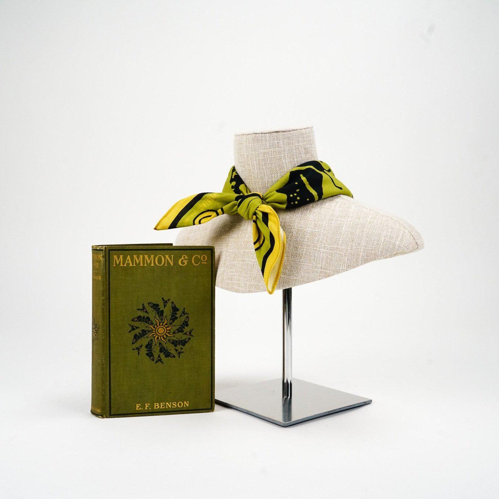 Sunlight Bandana - Book Inspired 24" Natural Cotton | Nature | Moths ...