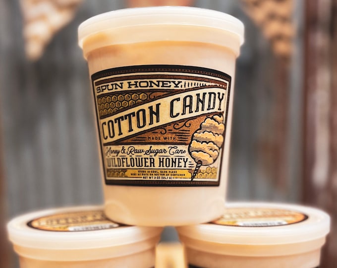 Hand Spun Honey Cotton Candy - Wildflower Honey - Etsy