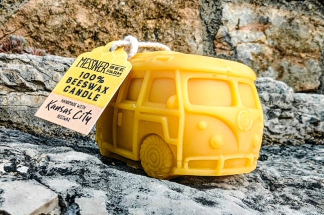 Retro Bus 100% Beeswax Candle - Etsy