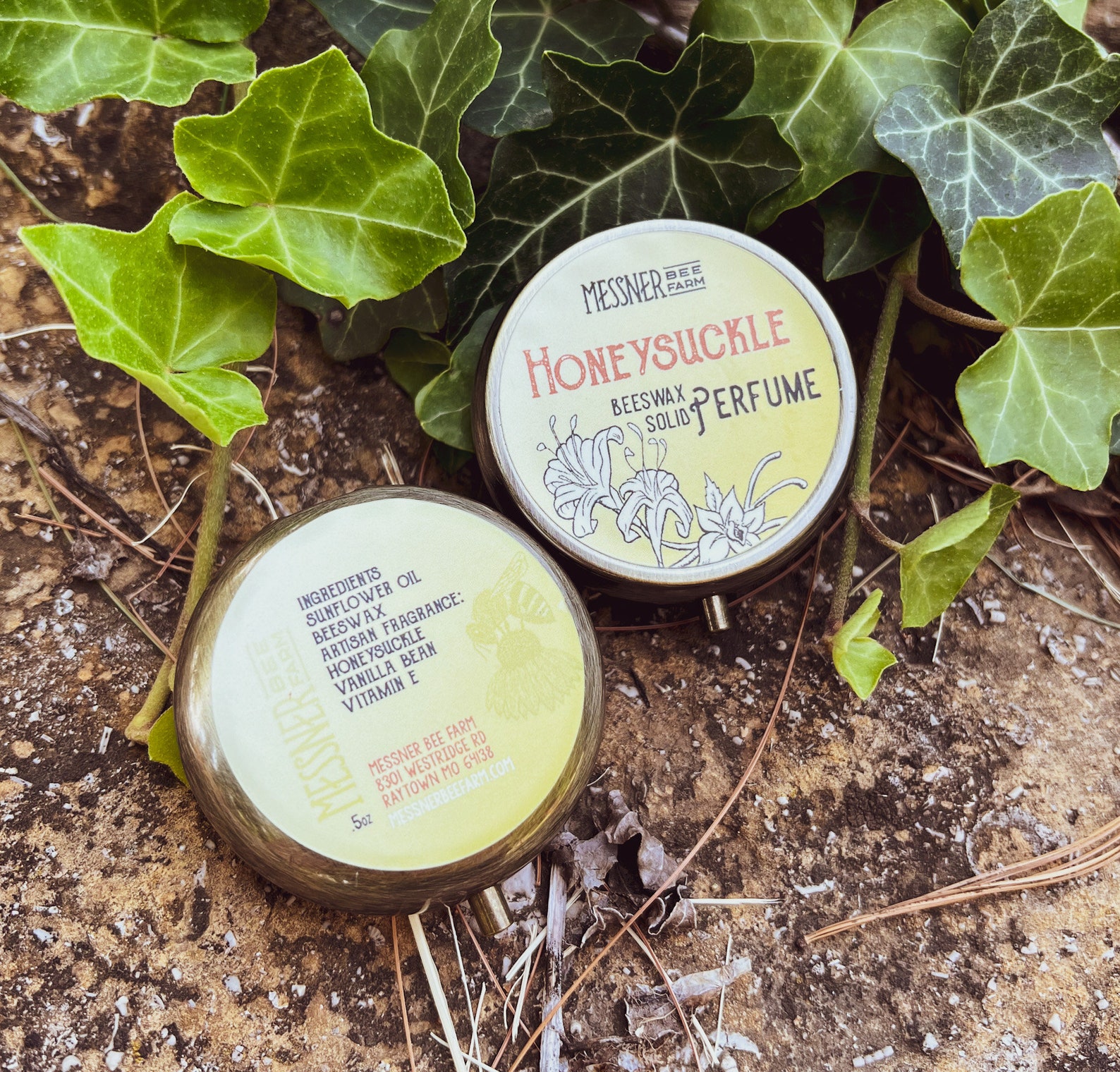 Solid Perfume Honeysuckle Made With Beeswax and Essential - Etsy