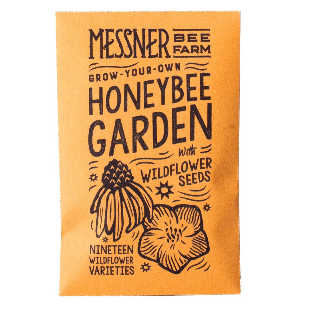 Honeybee Garden Wildflower Seed Packet - Etsy