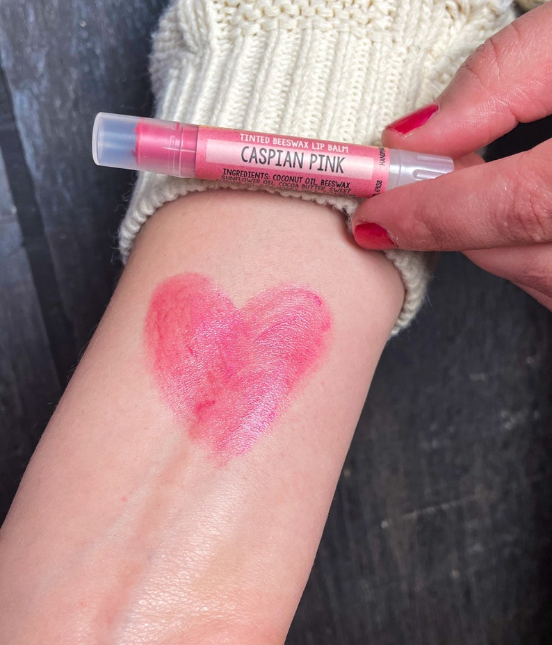 Caspian Pink - Raw Honey and Beeswax Lip Tint - Etsy