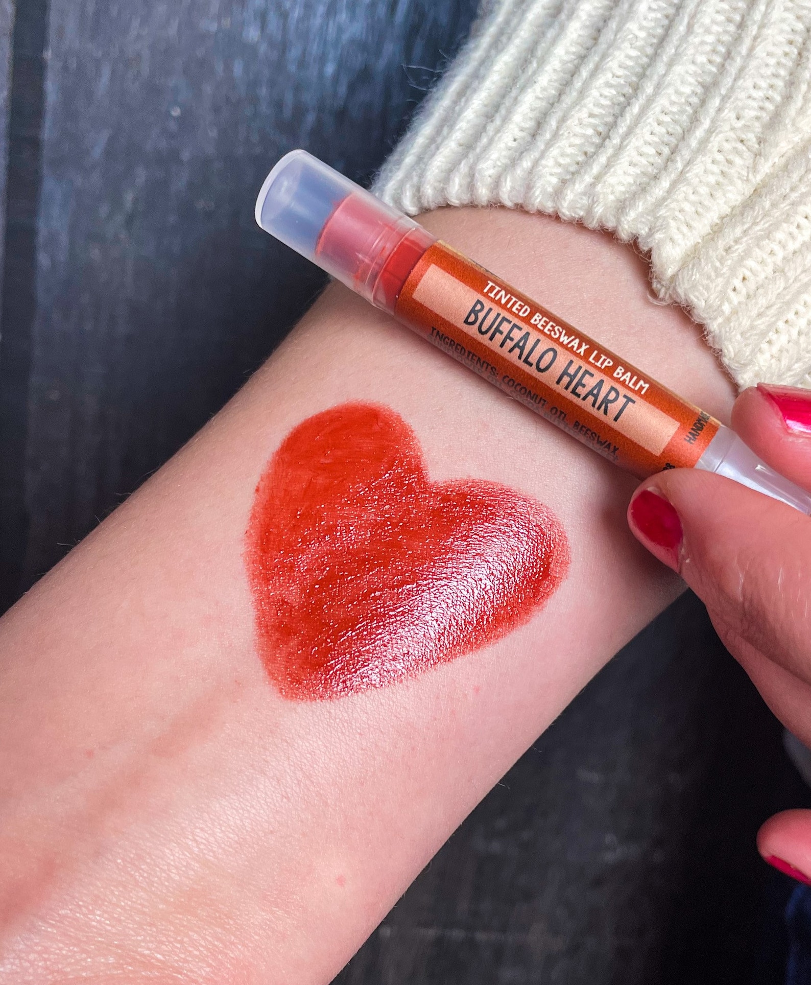 Buffalo Heart - Raw Honey and Beeswax Lip Tint - Etsy