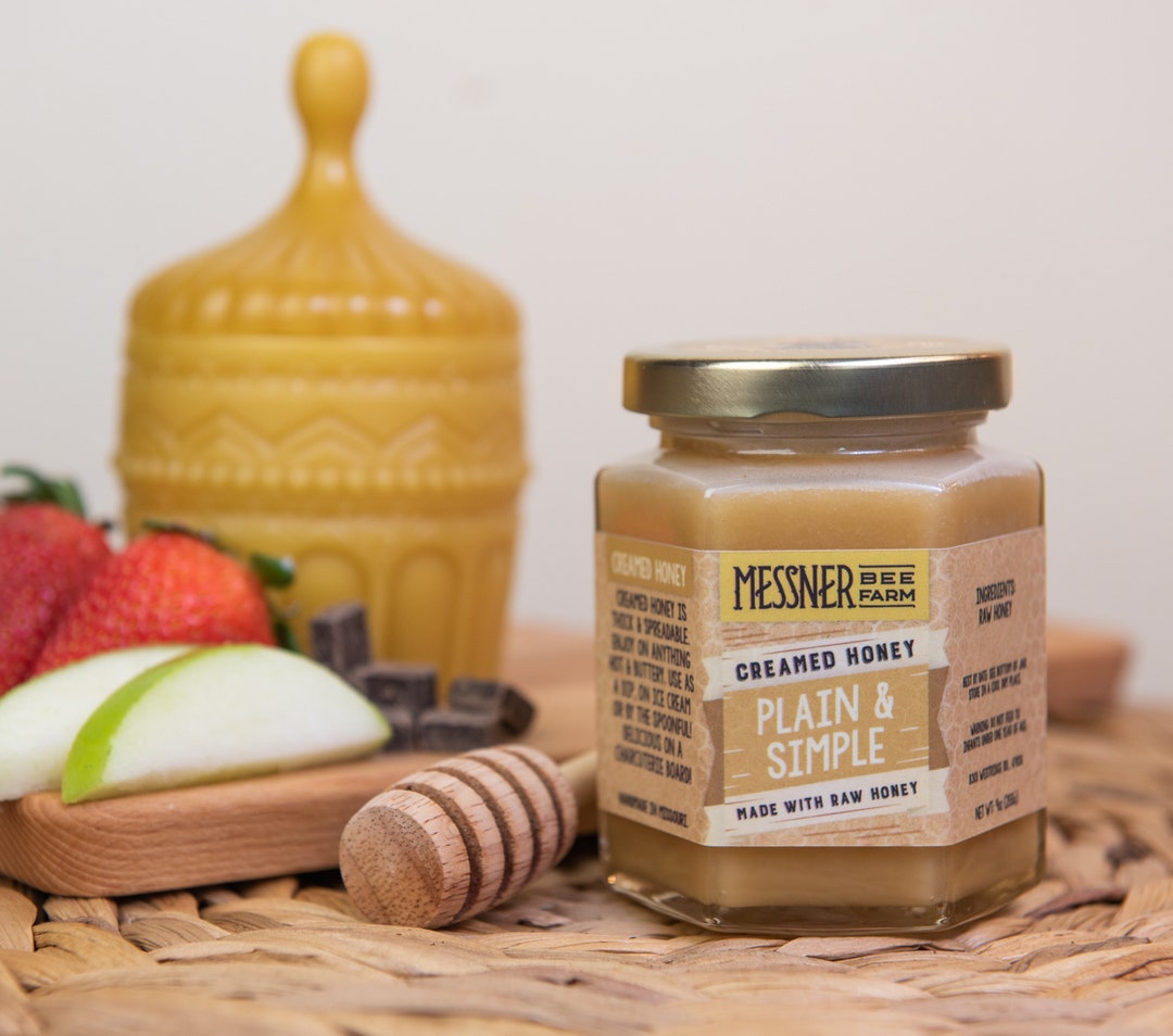 Plain Creamed Honey / 9oz / Kansas City - Etsy