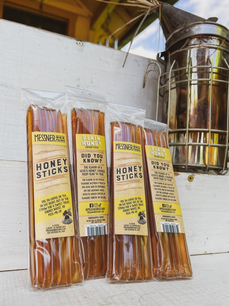 Honey Stick Set of 16 Wildflower plain - Etsy