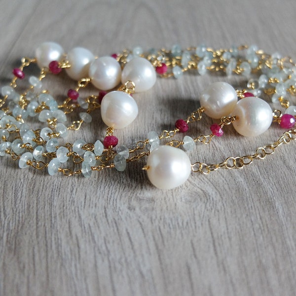 Ruby Pearls - Etsy