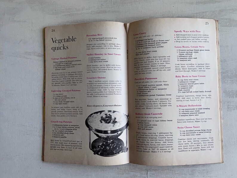2 Old Recipe Booklets Shortcut Cooking Answers to Whats - Etsy