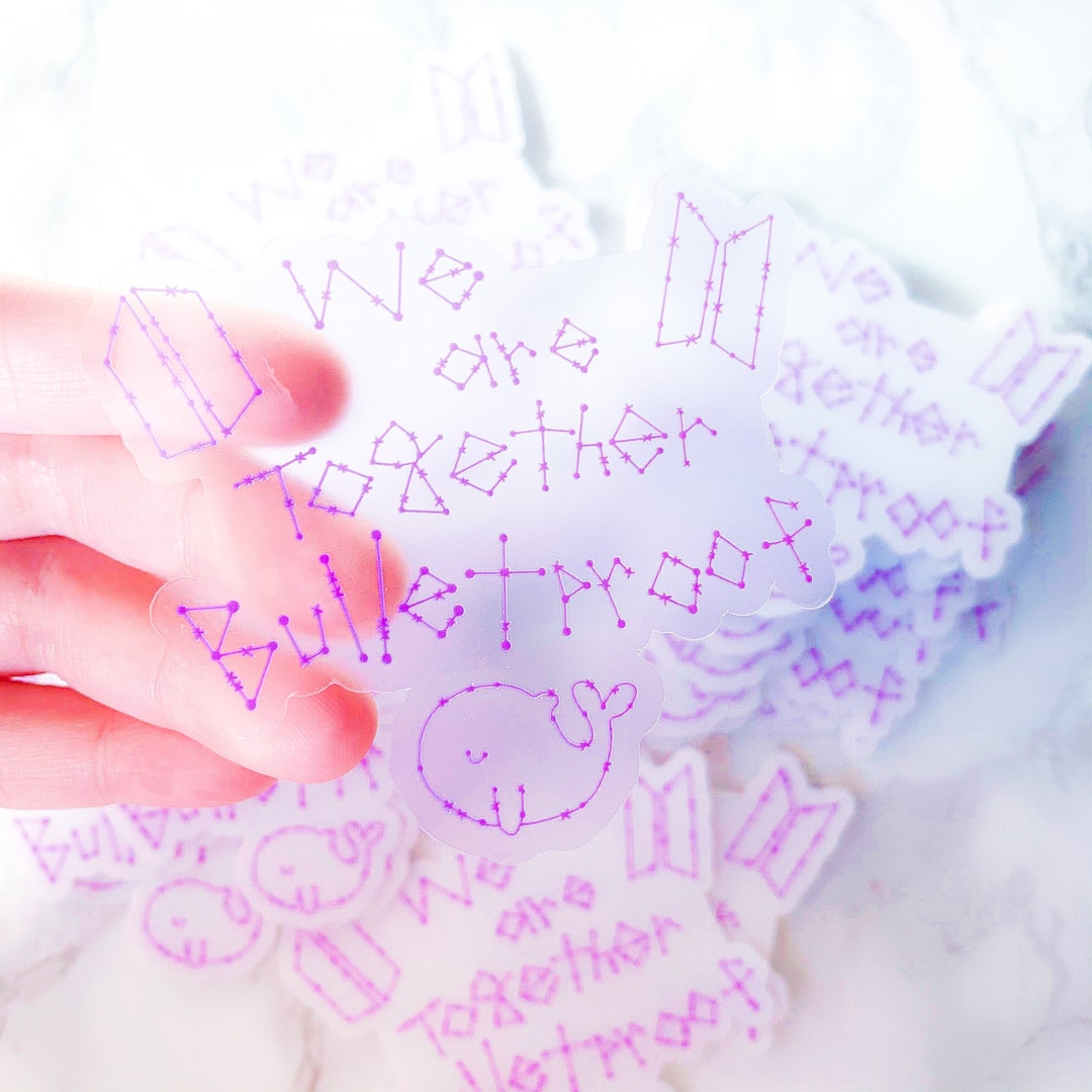 We Are Together Clear Sticker - Etsy