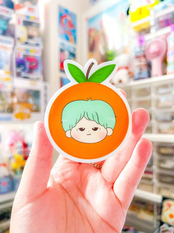Tangerine Yoongi Sticker | Etsy