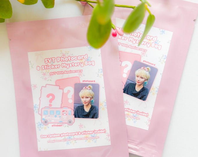 Carat PC + Sticker Blind Bag - Etsy