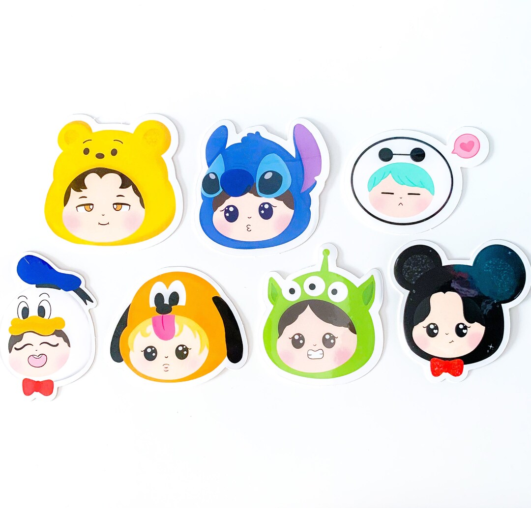 OT7 Chibi Character Stickers set 1 - Etsy