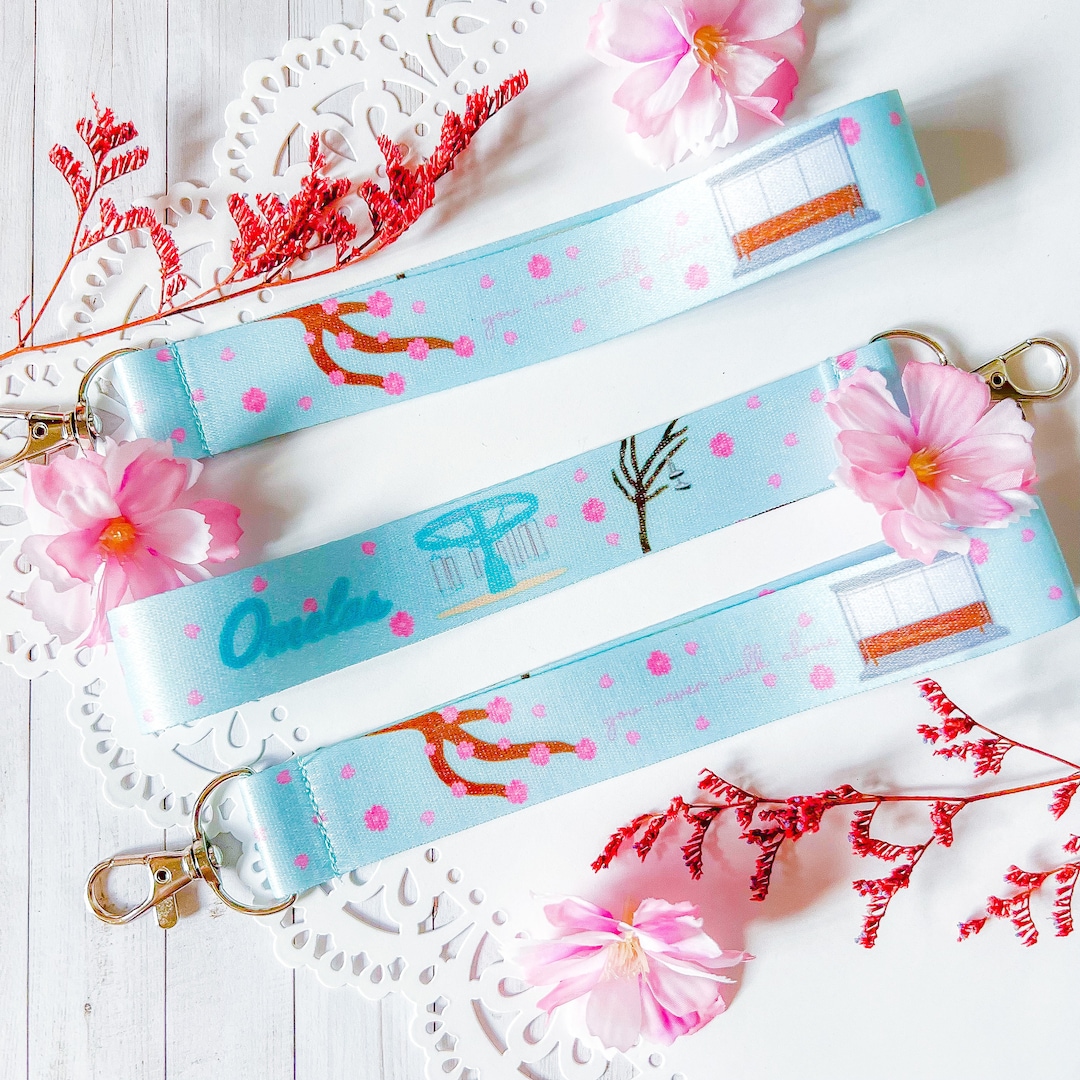 Spring Day Short Key Lanyard - Etsy