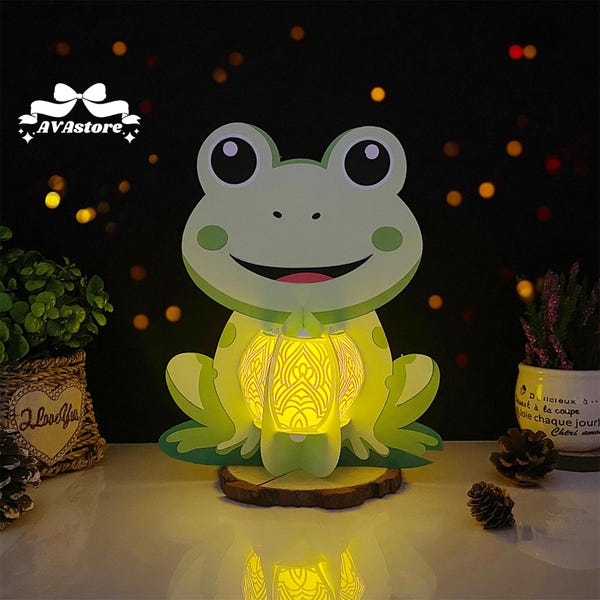 Frog Lamp - Etsy