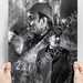SHERLOCK HOLMES (basil Rathbone) - A3 Poster Print Original Artwork ...