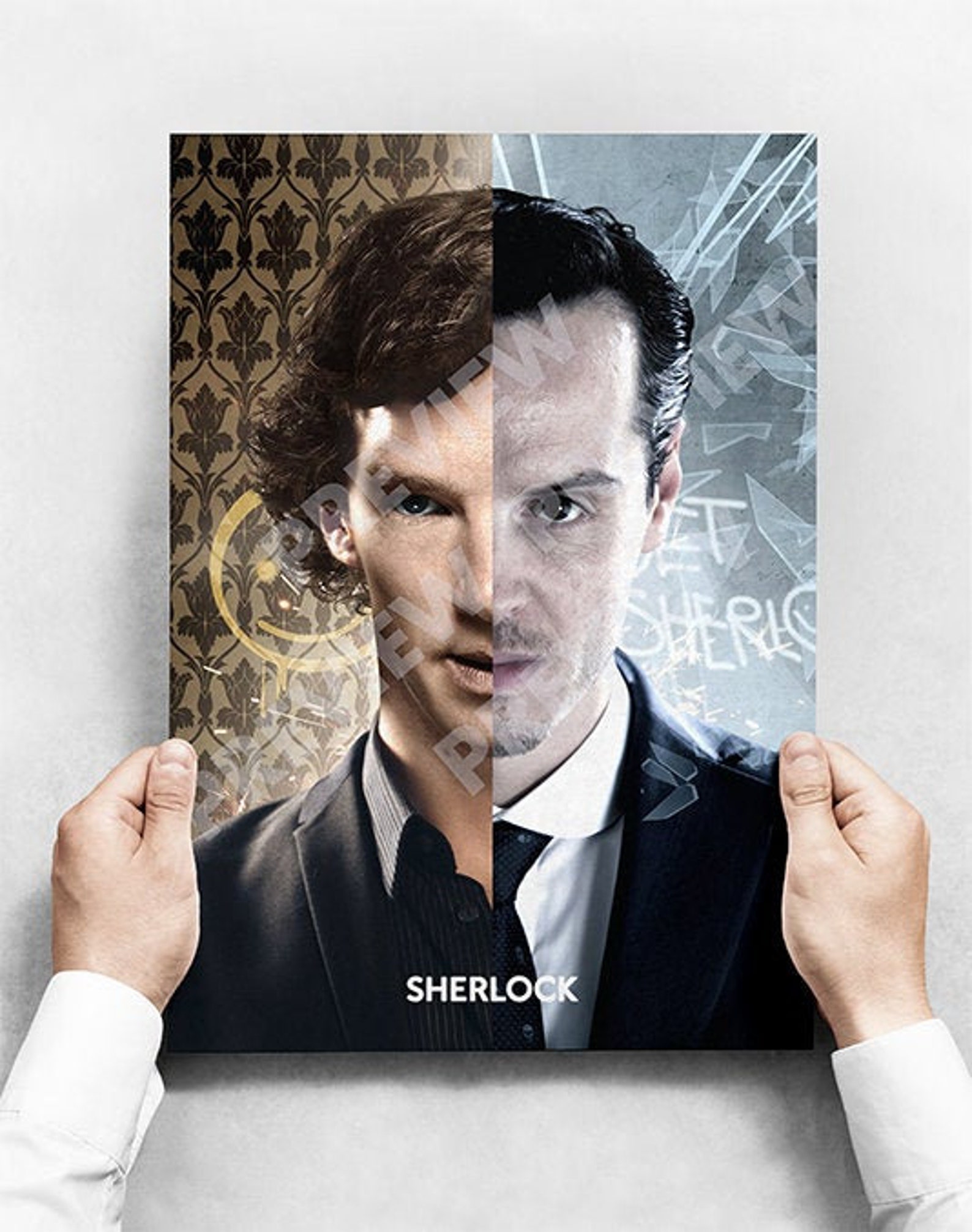 Sherlock/moriarty Poster - Etsy