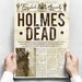 Sherlock Holmes Retro Newspaper - the Hound of the Baskervilles (A3 ...