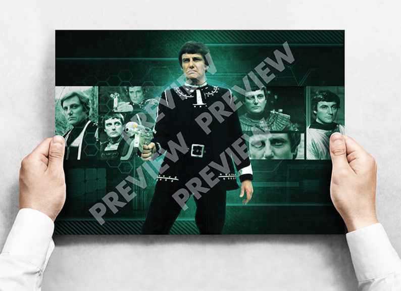 Blakes 7 Poster Avon 'Paul Darrow' | Etsy
