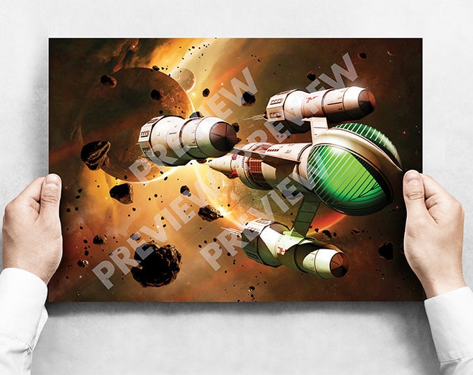 Blake's 7 Liberator Poster - Etsy