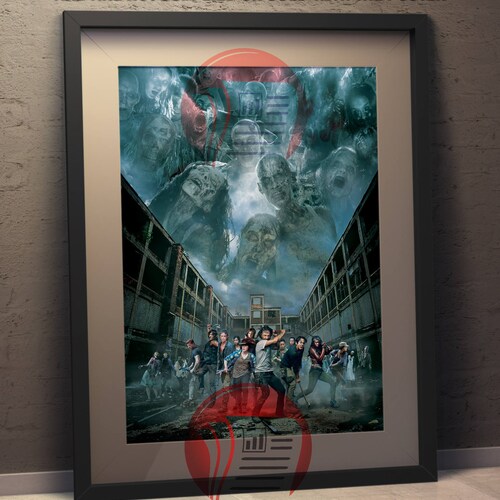 The Walking Dead Poster Minimalist TWD Print - Etsy