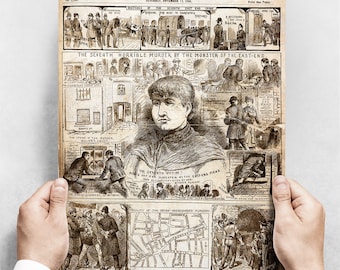 Jack the Ripper Newspaper - Etsy